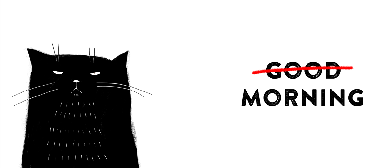 Bad Morning Cat