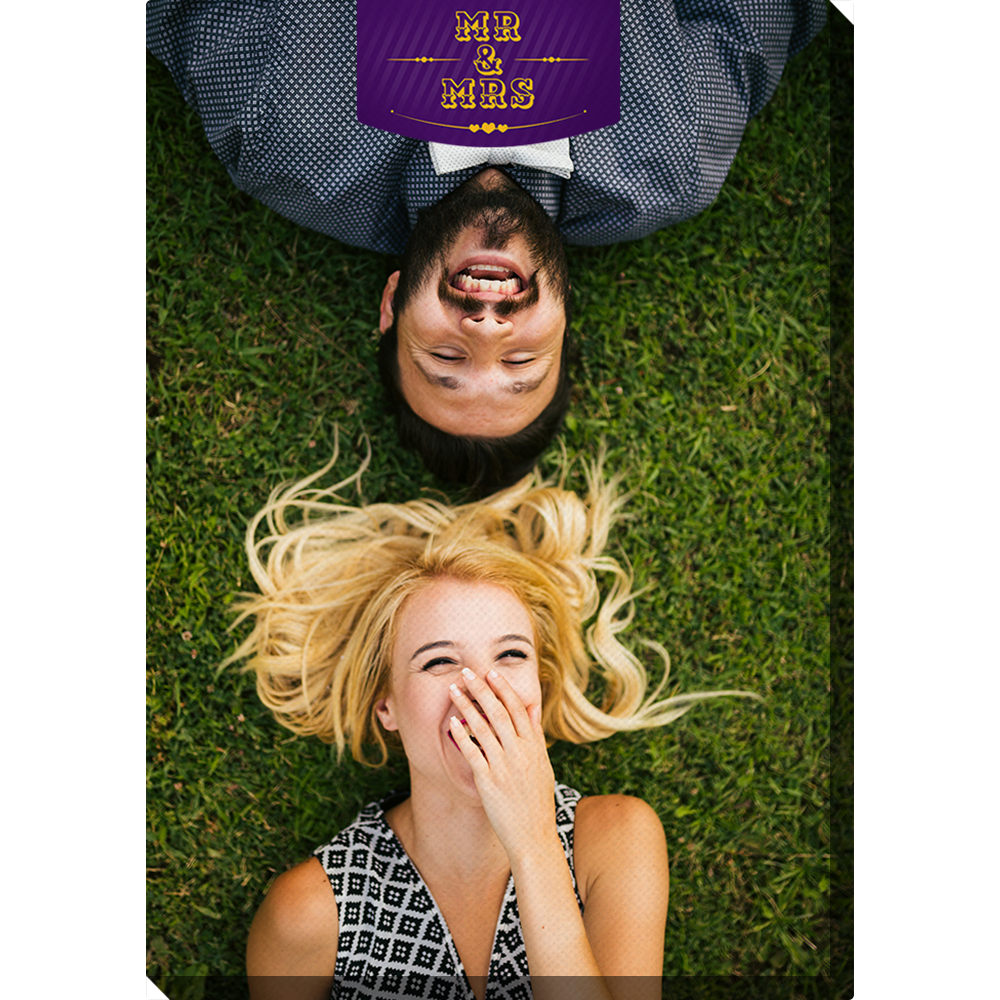 Photo Canvas Mr Mrs Colorland UK